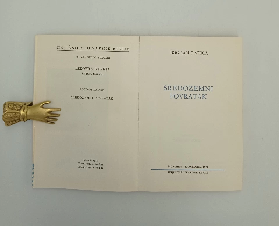 Sredozemni povratak knjige Radica Bogdan