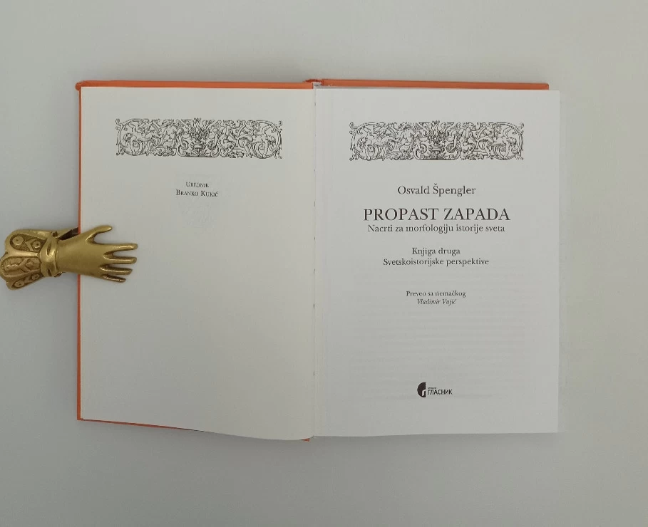 Propast zapada I - II knjige Spengler Oswald